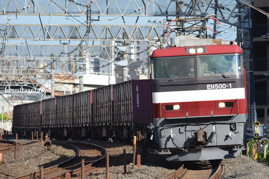 EH500-1の白帯が再塗装される！: 臨zawa混合列車
